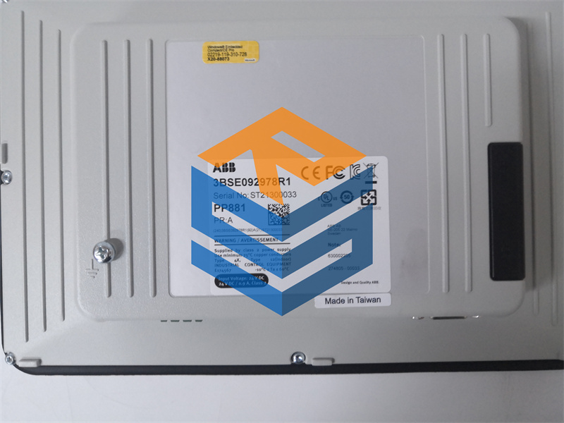 PP881 3BSE092978R1 ABB - Runheng