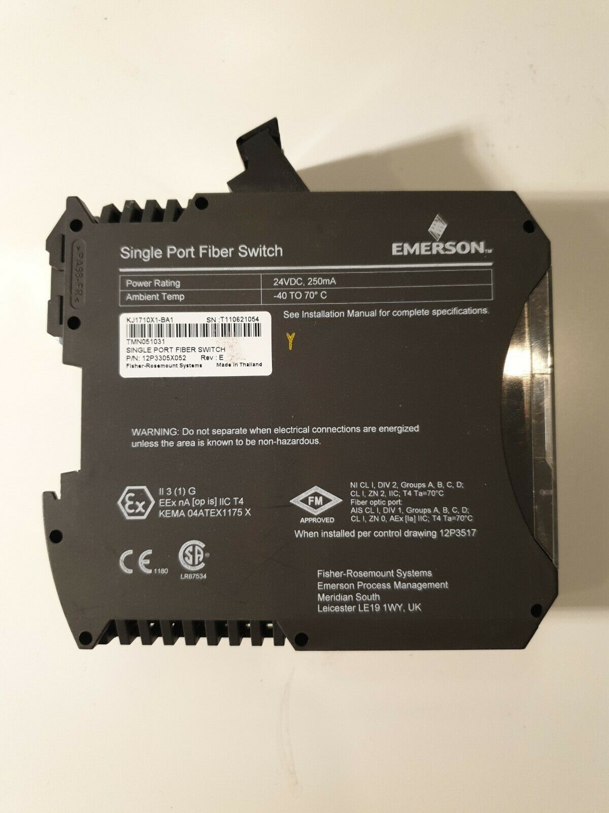 KJ1710X1-BA1 EMERSON - Runheng