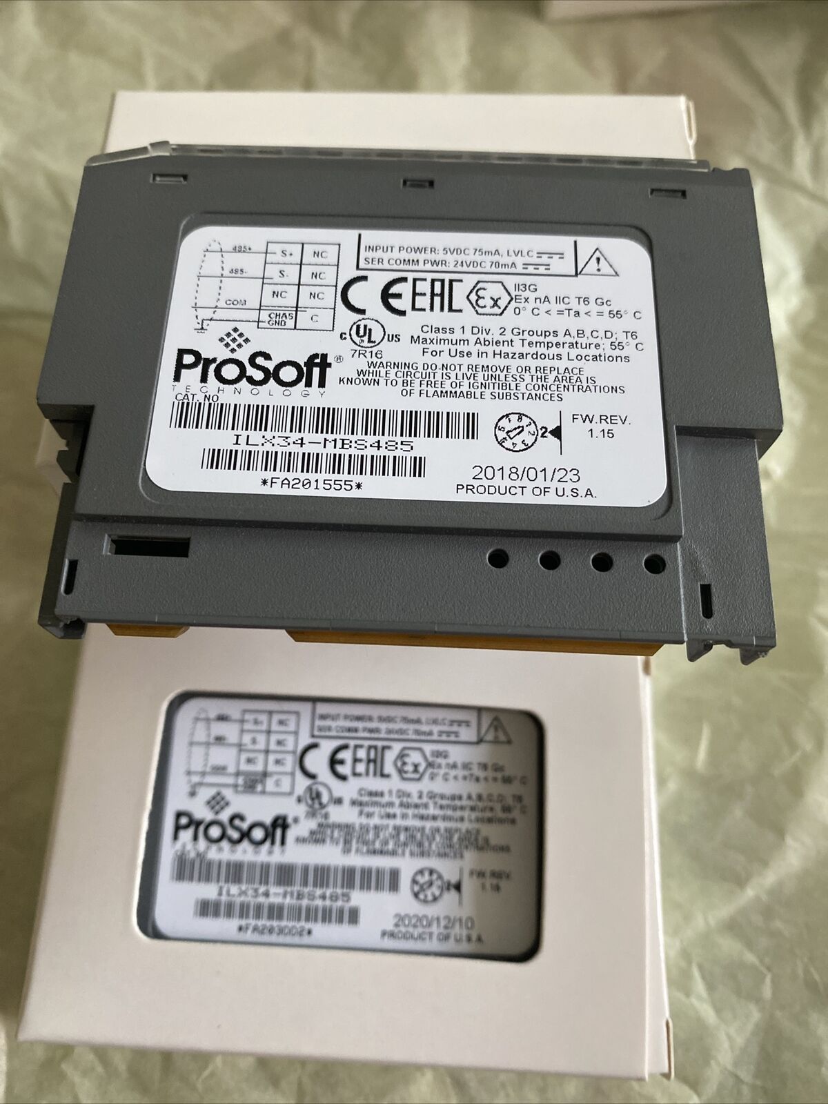 ProSoft+ILX34-MBS485 - Runheng
