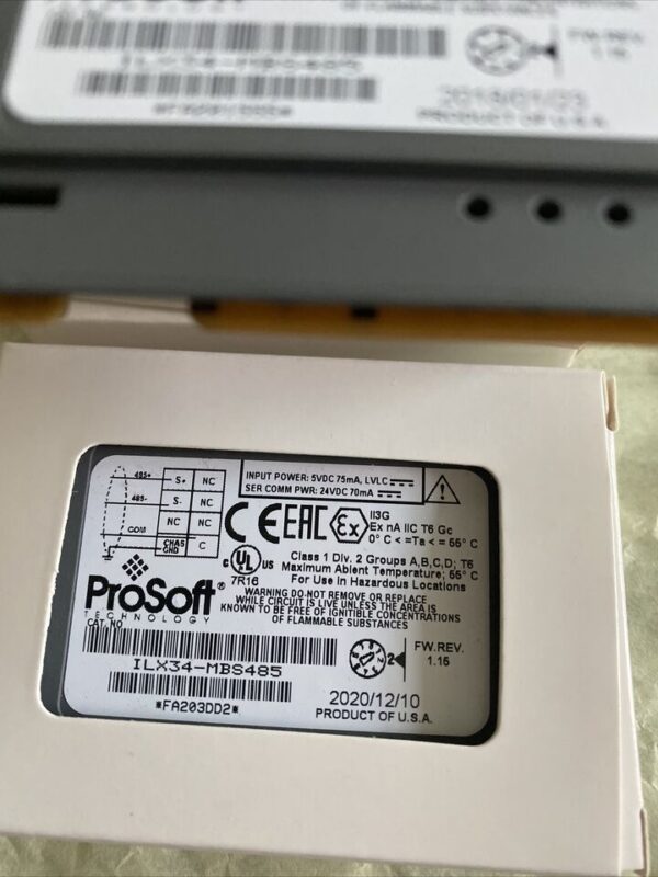 ProSoft+ILX34-MBS485 - Runheng