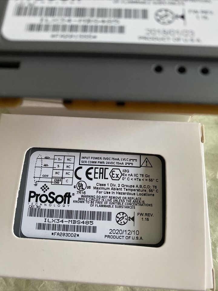 ProSoft+ILX34-MBS485 - Runheng